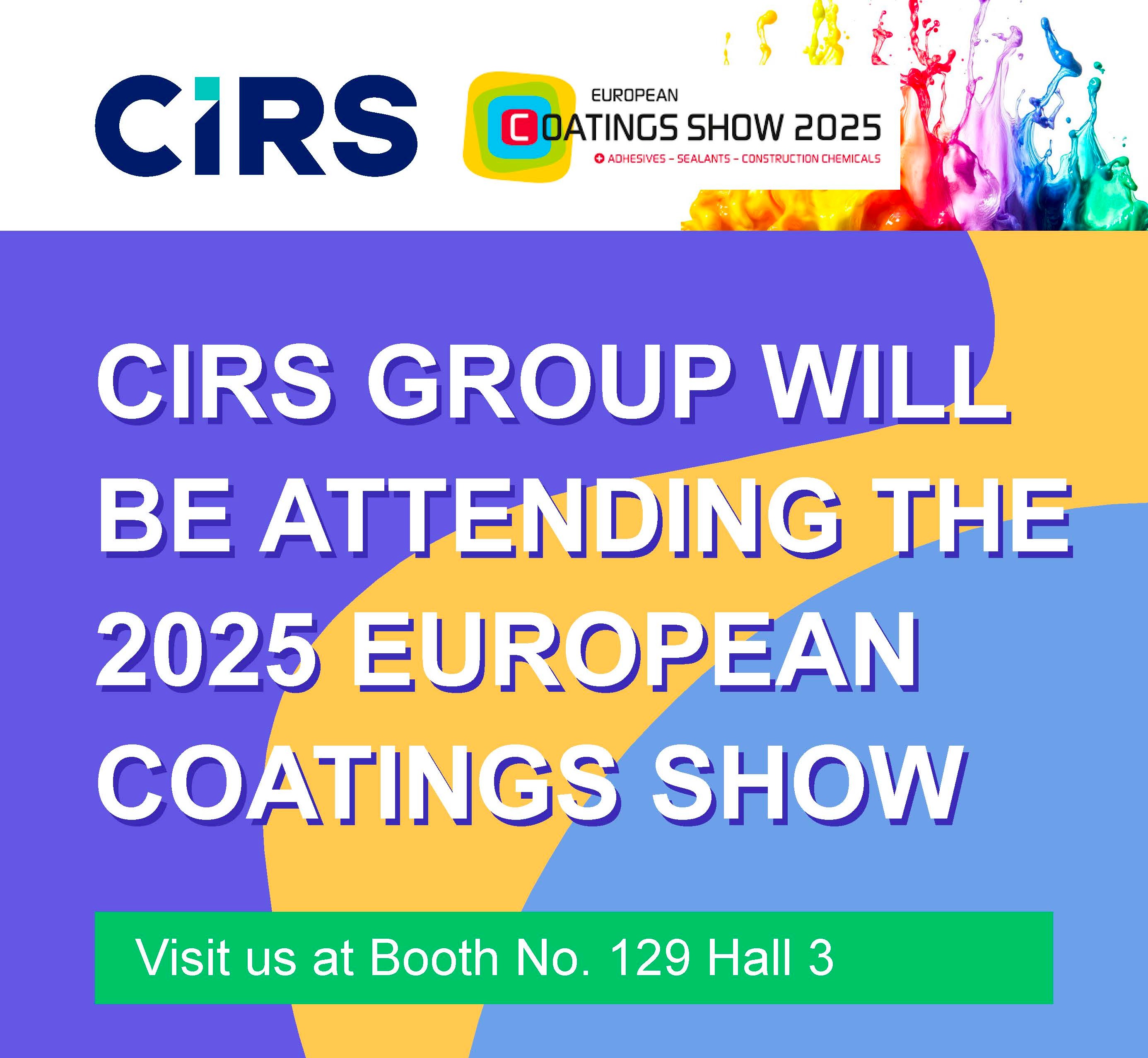 Meet CIRS at the European Coating Show - Events - Chemicals - CIRS Group